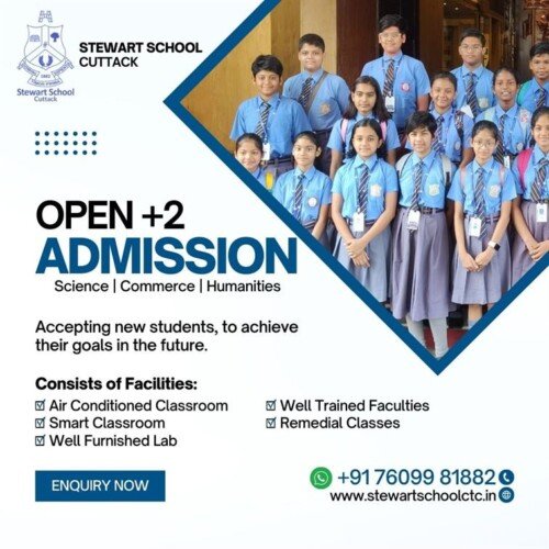 +2 Admission Enquiry - Stewart School Cuttack